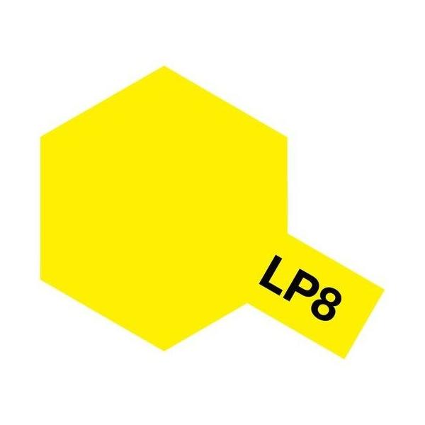 タミヤ ラッカー塗料 LP-8 ピュアーイエロー 82108標準的なイエローの色調を表現しました。1/24スケールのカーモデルやミニ四駆などに幅広く使えます。ツヤあり【特徴】●発色の良さと美しいツヤ●基本塗装に最適な強い塗膜●乾燥時間が短く...