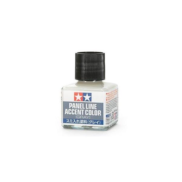 タミヤ メイクアップ材シリーズ No.133 スミ入れ塗料 (グレイ) 87133ウェザリング・墨入れ No.133スミ入れ塗料（グレイ）PANEL LINE ACCENT COLOR (GRAY)【 スケールモデルの塗装技法として欠かせな...
