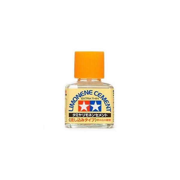 タミヤ メイクアップ材シリーズ No.134 タミヤリモネンセメント (流し込みタイプ) 87134接着剤 No.134タミヤ リモネンセメント(流し込みタイプ)TAMIYA LIMONENE CEMENT (EXTRA THIN)【 オレ...