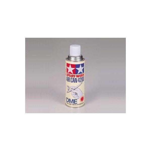 タミヤ エアーブラシシステム No.16 エアーカン420D 74516地球温暖化への影響が少ない噴射ガスＤＭＥを使用したエアーブラシ塗装用のエアーカンです。タミヤバジャー、スプレーワークエアーブラシと接続でき、吹きつけ塗装を手軽に楽しめま...