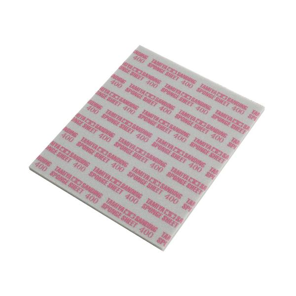 研磨 No.147タミヤ研磨スポンジシート 400TAMIYA SANDING SPONGE SHEET 400【 曲面の研磨に威力を発揮するスポンジ状の研磨シート 】 ★厚さ5mmの高密度ポリエチレンフォームに酸化アルミニウムの研磨粒子を...