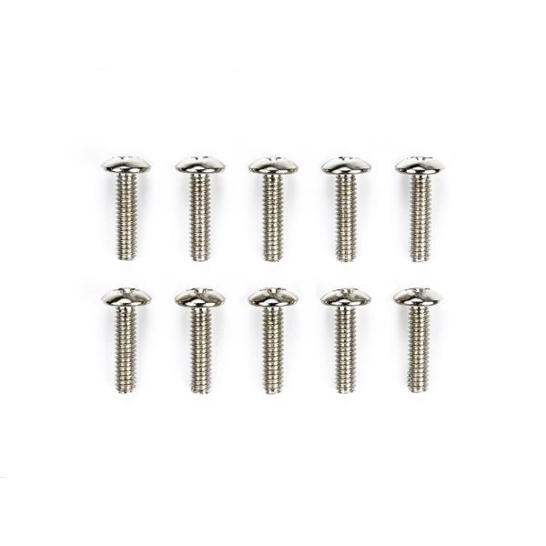 AOパーツAO-1048 2x8mm トラスビス (10本)2x8mm TRUSS SCREWS (10PCS.)【 マシンの性能アップやセッティングに役立つパーツです 】 一般的な丸ビスに較べて頭頂部の外径が大きく、高さが低いのがトラスビ...
