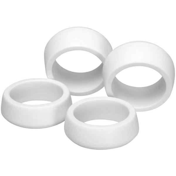 タミヤ ミニ四駆 グレードアップパーツ GP No.379 オフセットトレッドタイヤ・ハード(ホワイト) 15379【マシンの性能アップやセッティングに役立つパーツです】トレッド（接地面）を中心からずらした特殊構造のタイヤです。トレッドを狭...