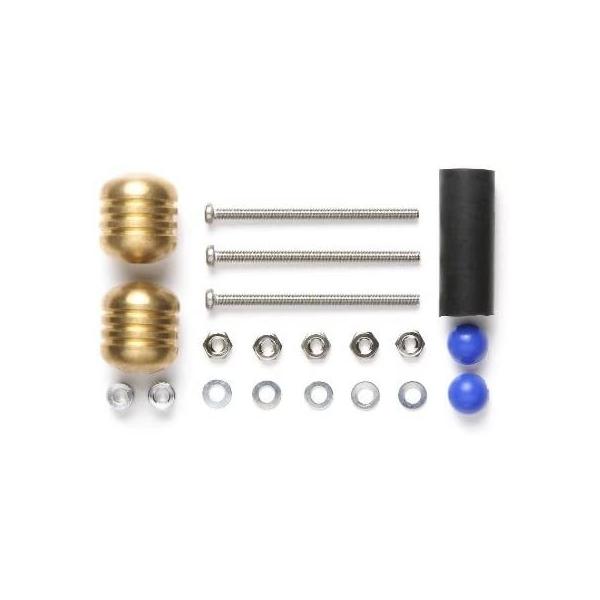 ミニ四駆グレードアップパーツ No.401マスダンパーセット(ヘビー)MASS DAMPER SET (HEAVY)【マシンの性能アップやセッティングに役立つパーツです】レーンチェンジやテーブルトップなどでマシンが浮き上がった後の、着地時の...