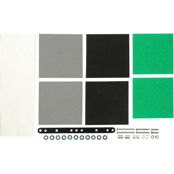 ミニ四駆グレードアップパーツ No.441ブレーキスポンジセットBRAKE SPONGE SET (3 TYPES)●スロープを登る時やレーンチェンジでブレーキをかけ、マシンを安定させるスポンジシートです。 ●ブレーキの効きが異なる3タイプ...