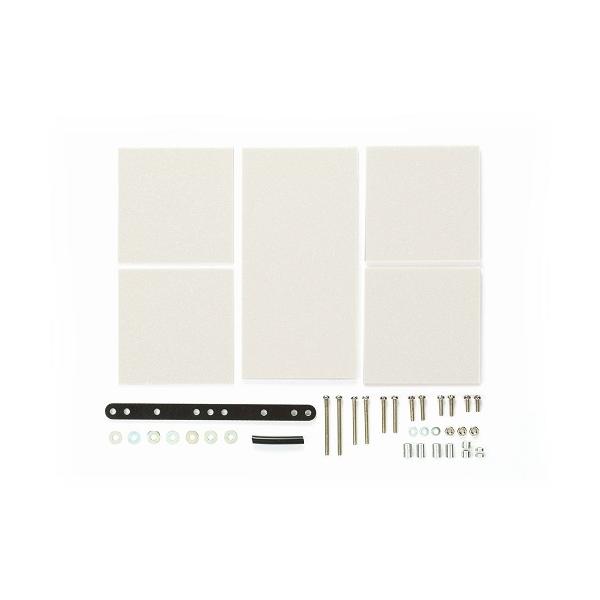 ミニ四駆グレードアップパーツ No.492ブレーキスポンジセット（1/2/3mm ホワイト）BRAKE SPONGE SET (1/2/3mm WHITE)ブレーキ効果の高いスポンジシートのセットです。1mm、2mm、3mmの3種類の厚みを...