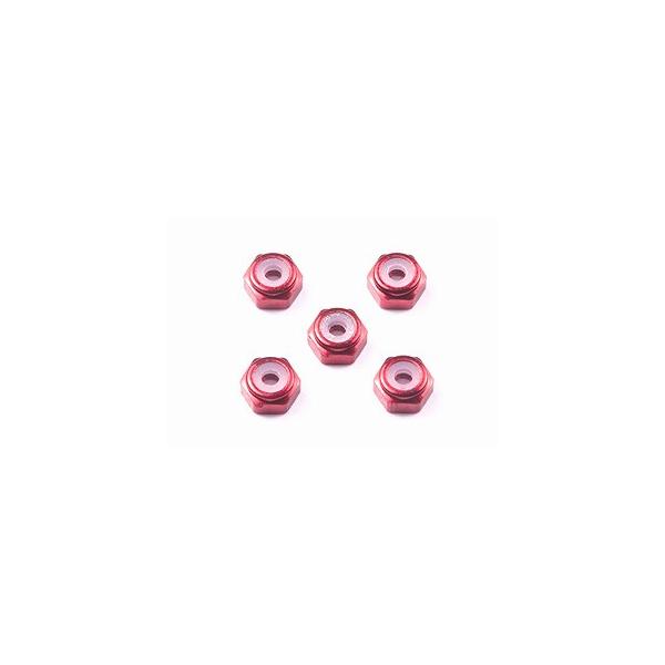 ミニ四駆グレードアップパーツ No.4932mmアルミロックナット （レッド5個）2mm ALUMINUM LOCK NUT (RED, 5PCS.)ローラーやマスダンパーなどの固定に使えるアルミ製ロックナットです。ネジ部分に入っている樹脂...