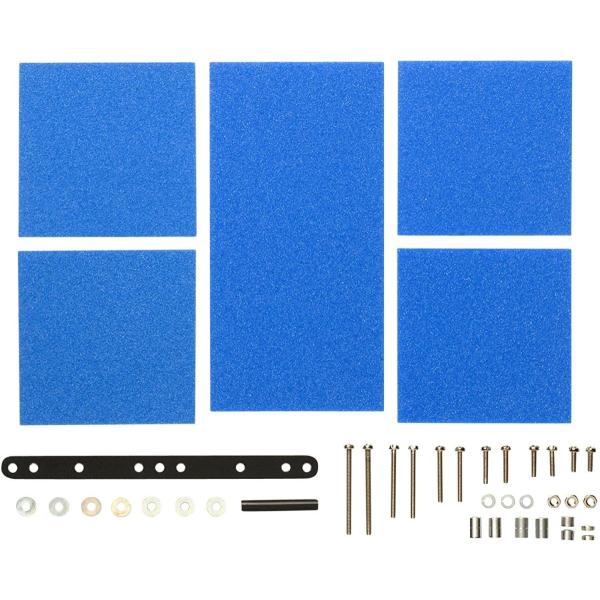 ミニ四駆グレードアップパーツ No.512ブレーキスポンジセット（マイルド 1/2/3mm ブルー）BRAKE SPONGE SET (MILD, 1/2/3mm BLUE)●ミニ四駆に装着する重要度が高まっているブレーキ。GP.492のブ...