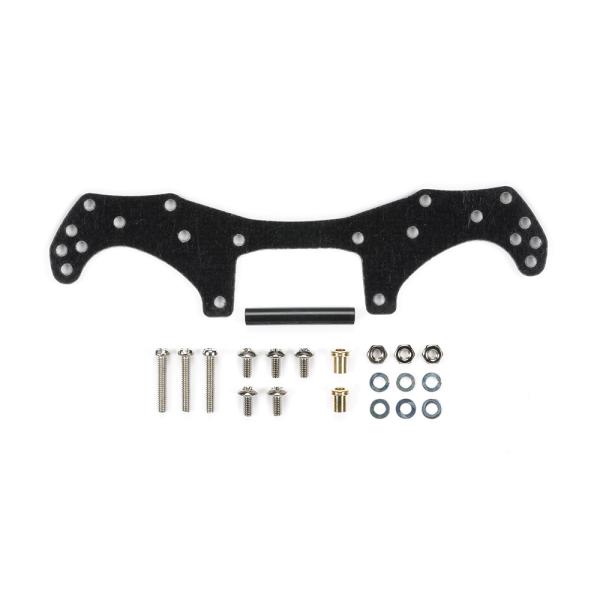 タミヤ ミニ四駆グレードアップパーツ No.524 VZシャーシ FRP フロントワイドステー 15524【 マシンの性能アップに役立つパーツです 】 VZシャーシに最適な1.5mm厚のFRP製フロントワイドステーです。9、11、13、17...