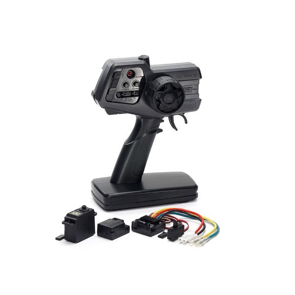 タミヤ RC ラジコン タミヤRCシステム No.74 ファインスペック2.4G プロポセット（TEU-107BK付） 45074【 基本スペック 】 ●搭載可能シャーシ：スターユニット(T3-01シャーシ・SW-01シャーシ)、タムテック...