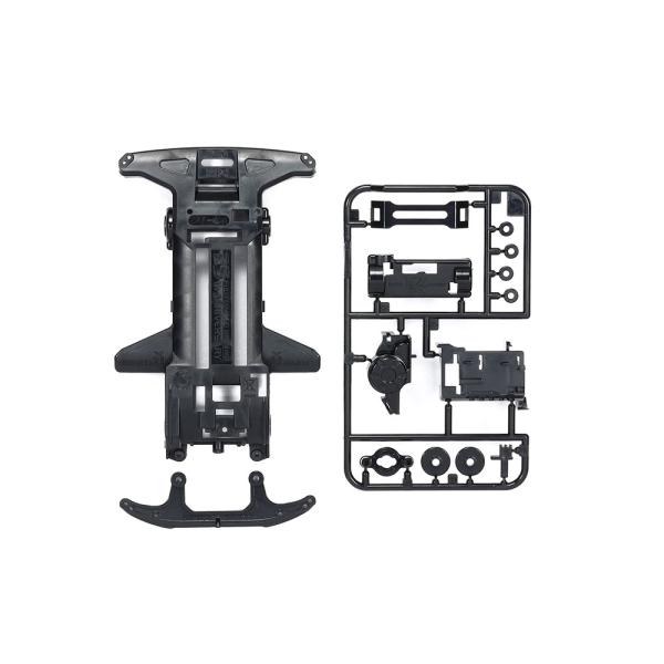 タミヤ ミニ四駆特別企画商品(パーツ) フルカウルミニ四駆25周年記念 スーパーTZ-X 強化シャーシ (ブラック) 95127