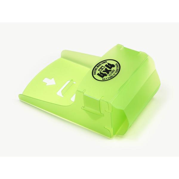 ミニ四駆特別企画（パーツ）ミニ四駆 キャッチャー (クリヤーグリーン)MINI 4WD CAR CATCHER (CLEAR GREEN)【 走行中のマシンを安全確実にキャッチ 】 接着剤やビスを使わずに簡単に組み立てられ、コースを走行して...