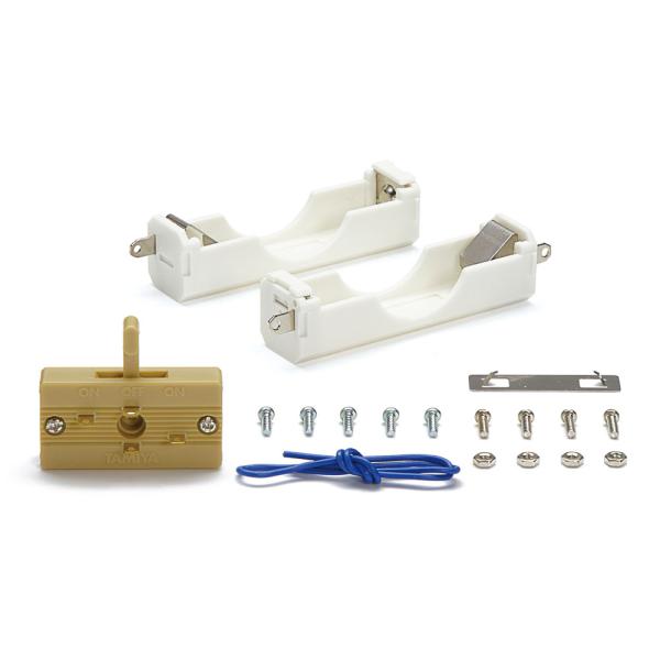 タミヤ 楽しい工作シリーズ（ユニット） No.152 単4電池ボックス （1本用×2・逆転スイッチ付） 工作 夏休み 研究 パーツ 70152楽しい工作シリーズ（ユニット） No.152単4電池ボックス （1本用×2・逆転スイッチ付）R03...