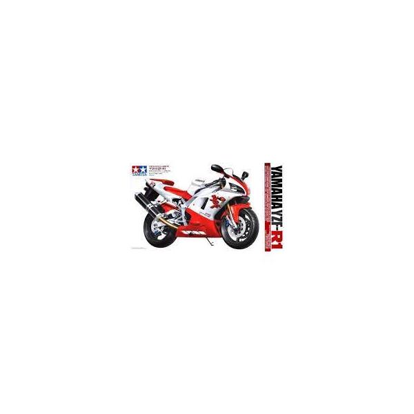 タミヤ 1/12 オートバイシリーズ No.73 1/12 ヤマハ YZF-R1 バイク プラモデル 模型 スケールモデル 140731997年のミラノショーにデビュー、ワインディングロード最速を目指して開発されたヤマハのスーパースポーツY...