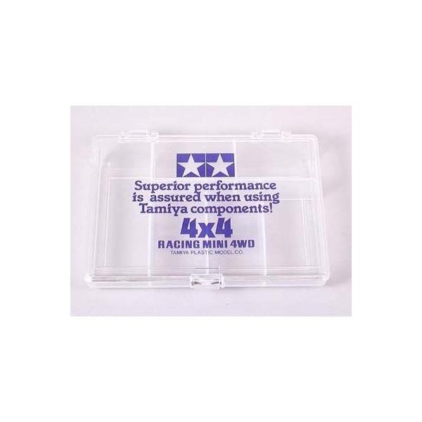 ミニ四駆グレードアップパーツ No.163ミニ四パーツケースMINI 4WD PARTS CASE【 パーツを整理してセッティングをもっと楽しく 】 ピニオンギヤやビス、ナットなどの細かいパーツを整理して収納するのにぴったりなケースです。半...