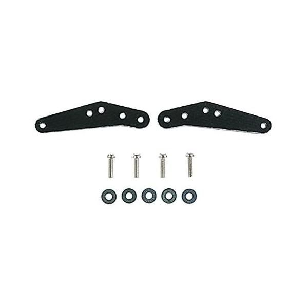 ミニ四駆グレードアップパーツ No.372ミニ四駆PRO FRPサブプレートセットFRP SUPPORT PLATE SET【マシンの性能アップやセッティングに役立つパーツです】ミニ四駆PROのMSシャーシのノーズ、テールユニットの裏側にビ...