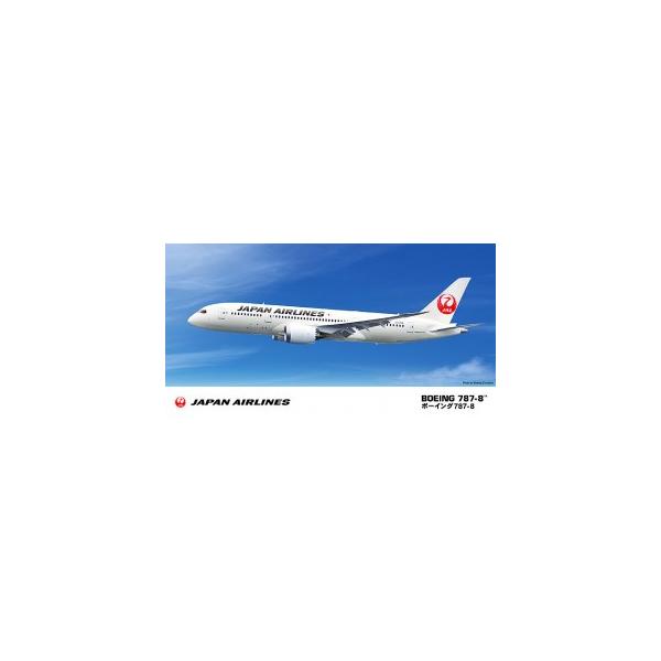 ハセガワ 1/200 日本航空 B787-8 プラモデル NO.17 品番10717●新世代の翼ボーイング787デビュー。●世界中の最先端テクノロジーを搭載した最新鋭のジェット旅客機「ボーイング787」を　モデル化します。●洗練された美しい...
