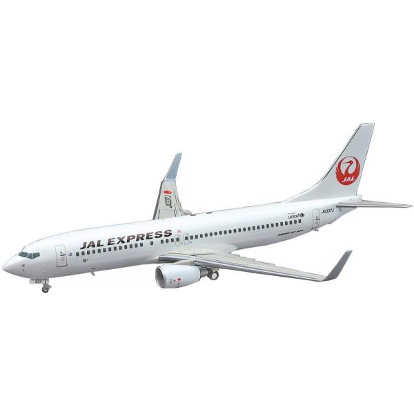 ハセガワ 1/200 JALエクスプレス B737-800 プラモデル 39 品番10739「鶴丸」を復活させたJALのニューマーキング機、B737-800をキット化します！鶴丸マークは、以前のものと比べると翼の切り込みが深くなっており、J...