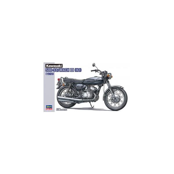 ハセガワ 1/12 バイクシリーズ カワサキ 500-SS MACHIII (Ｈ1) プラモデル BK10 ホワイト1969年に登場したカワサキ 500-SS/MACH III（H1）は、“世界最速のオートバイを作る”という目標のもとに開発...