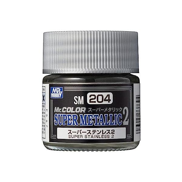 GSIクレオス Mr.カラー スーパーメタリック2 スーパーステンレス2 10ml 模型用塗料 SM204Mr.スーパーメタリック2 シリーズは、高級微細金属粒子を使用し、優れた金属感を表現することができるメタリック塗料です。旧シリーズの「...