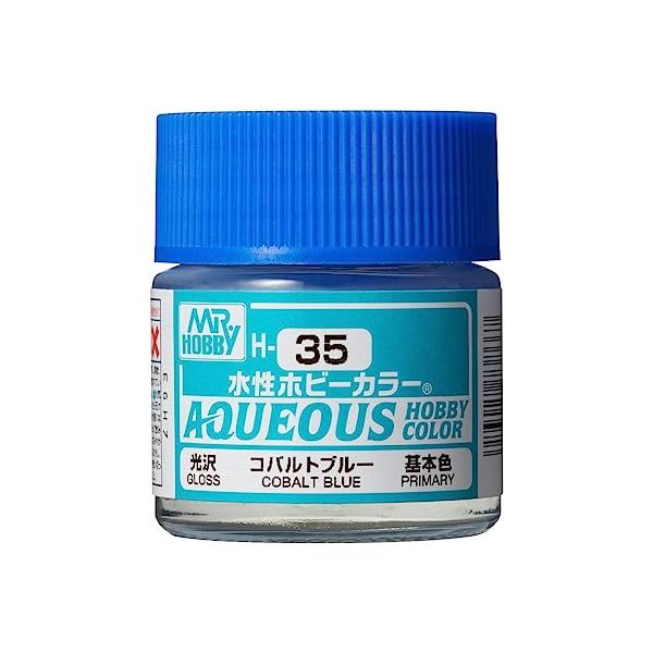 GSIクレオス 水性ホビーカラー コバルトブルー H35水性ホビーカラーは、ご家庭内で安全快適に塗装を楽しめるように設計され、1982年に登場しました。2019年には約38年ぶりに主原料設計を改め、性能と安全性が飛躍的に向上。ご家庭内でもカ...