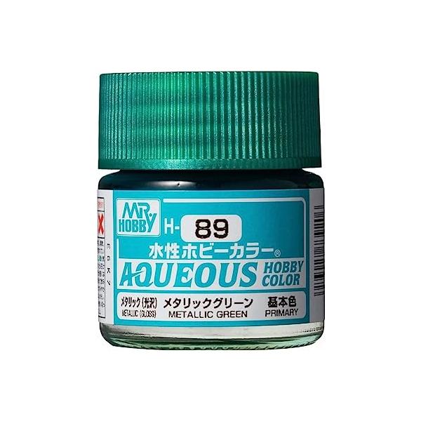GSIクレオス 水性ホビーカラー メタリックグリーン H89水性ホビーカラーは、ご家庭内で安全快適に塗装を楽しめるように設計され、1982年に登場しました。2019年には約38年ぶりに主原料設計を改め、性能と安全性が飛躍的に向上。ご家庭内で...