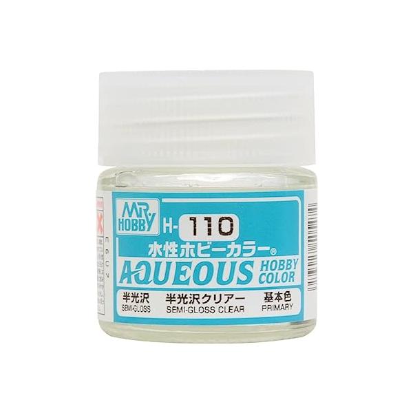 GSIクレオス 新水性ホビーカラー 半光沢クリアー 10ml 模型用塗料 H110水性ホビーカラーは、ご家庭内で安全快適に塗装を楽しめるように設計され、1982年に登場しました。2019年には約38年ぶりに主原料設計を改め、性能と安全性が飛...