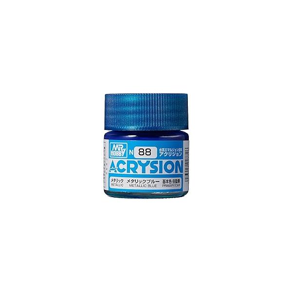 GSIクレオス N88 アクリジョンカラー メタリックブルー メタリック 10ml 模型用塗料 N88