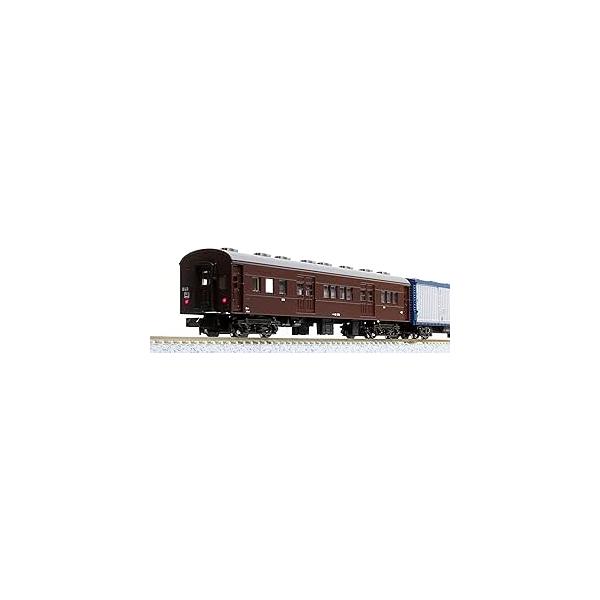 昭和50~53年 (1975~1978)頃の荷物列車の再現に適した6両セット。オユ11 1000番台、マニ61 350番台を初の製品化 ・オユ11 1000番台:車体断面・雨トイ位置がオユ10と同様の冷房改造したグループ。区分室がオユ10よ...