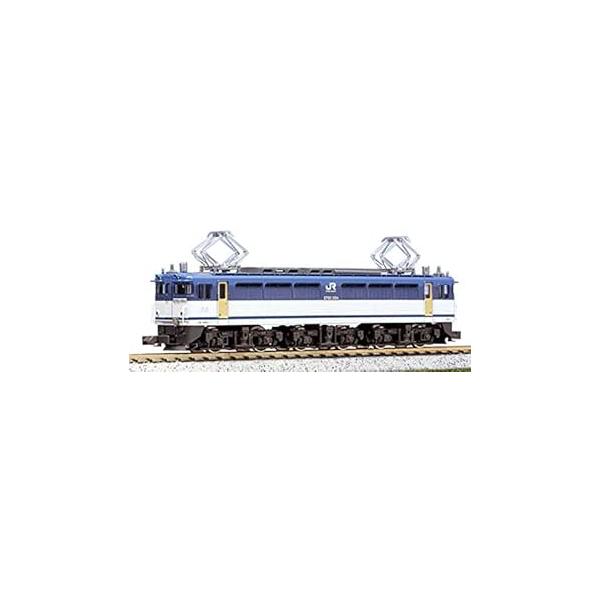 EF65-1000前期形JR貨物色 (特別保全延命工事車両)に施された、ブルーの濃淡ツートン+ホワイトの車体塗色、イエローに塗装された側面のドアなどを美しく忠実に再現。プロトタイプは前面貫通扉が車体と同色の大宮車両所更新の仕様。車体側面のJ...