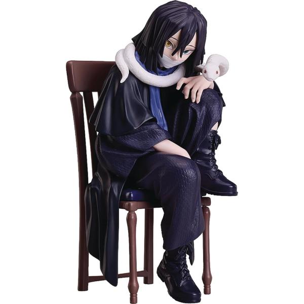 「商品情報」Aniplex製。アニメ「鬼滅の刃」より、伊黒小芭内がノンスケールフィギュアが登場! ufotableのオリジナルイラストをもとに、ユニークなコスチュームデザインで生き生きとしたフィギュアです。ノンスケールながらも、服の質感や私...