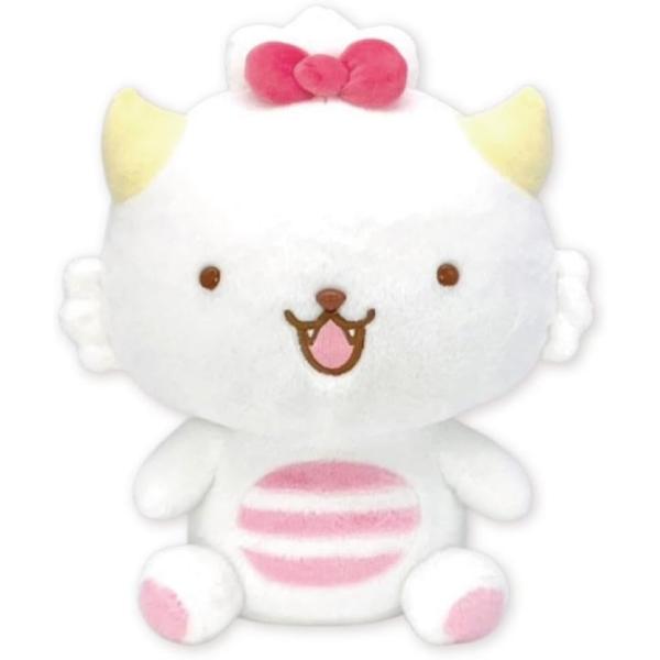 お座り姿がかわいいおぱわるぅのぬいぐるみです。サイズ：約H30×W23×D23cm