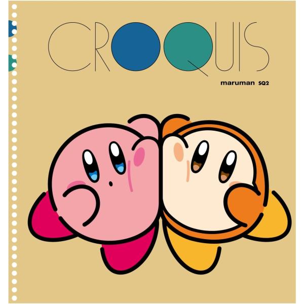 H18.2×W16.5×D0.9cm「KIRBY play with WADDLE DEE」のクロッキーブック。