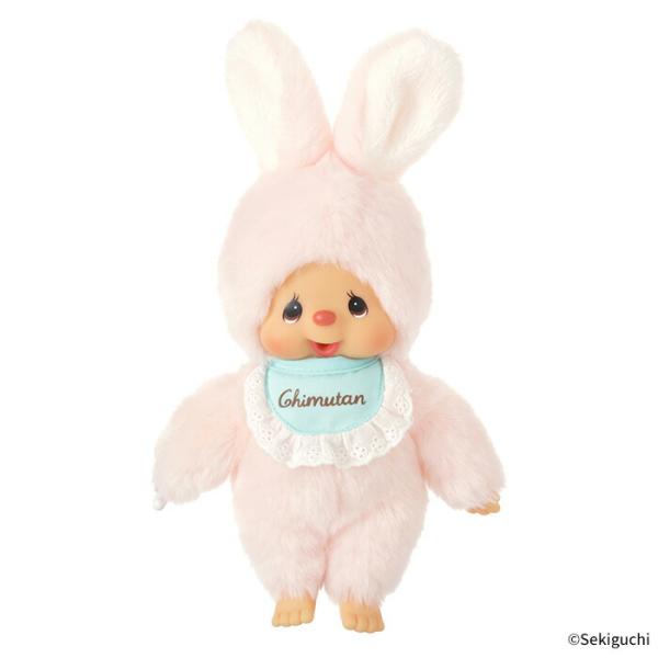 モンチッチのおともだちチムたんのスタンダードシリーズ明るくておませなうさぎの女の子「チムたん」。 色白のお顔にパステルピンクのボアは販売当初からそのままにスタイはミントグリーンの生地に「Chimutan」ロゴがプリントされています。 モンチ...