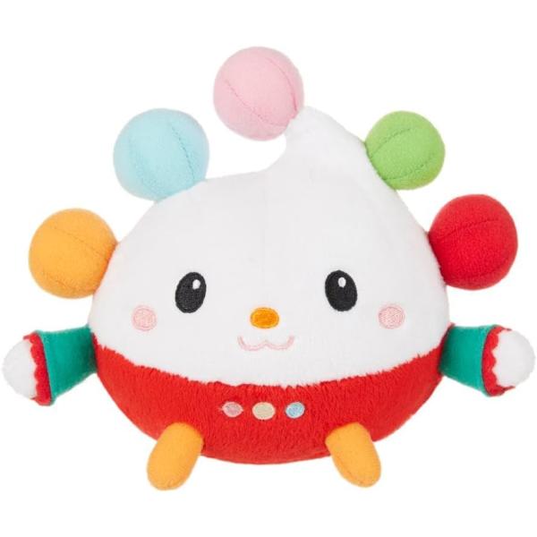 大人気Eテレ番組「いないいないばぁ！」から、ぽぅぽのぬいぐるみが登場！いつでもどこでもぽぅぽと一緒！約15×19.5×10cm