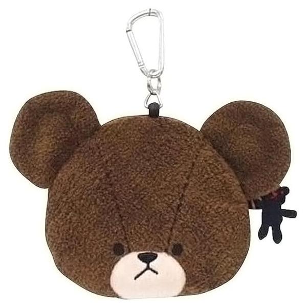 ジャッキーのお顔のリール付パスケースです。チャック付きのポケットは小物や小銭を入れるのにぴったり！サイズ(約)：H16.5ｃｍ