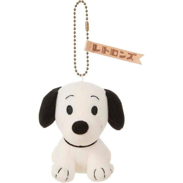 1950's ヴィンテージスヌーピーシリーズに待望のキーチェーンマスコットが登場です♪ボールチェーン付きなのでバックなどにも取り付けられるのが嬉しいアイテムです。サイズ(約)：H10×W8×D10cm