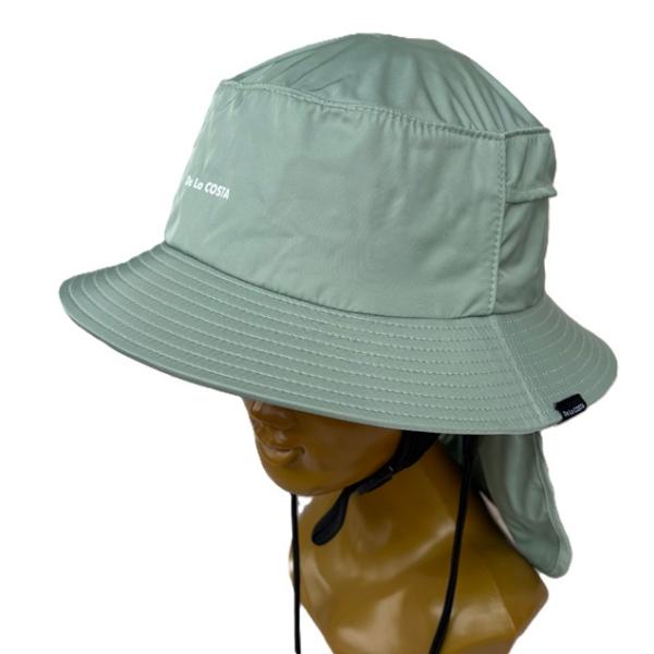 De La COSTA Shade Surf Cap デ ラ コスタ シェードサーフハットストラップはネオプレーン製で強度を上げ、フィット感も良いです。顔の横からシェードが付いていて視界を遮る事なく、強力な日差しを防ぎます。耳と顎のストラッ...