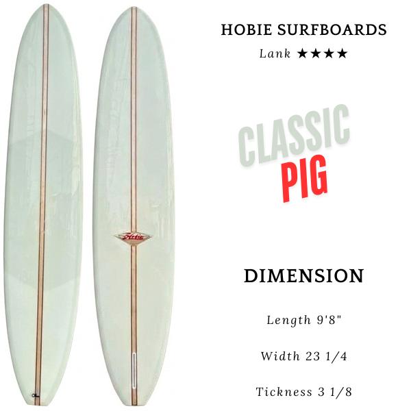 9'8"*23 1/4 *3 1/8Total Rank ☆☆☆☆ENDLESS SUMMERモデルの原型となった58年モデルの復刻ボードです。ナローノーズ、でフラットボトムのスピードシェイプ,センターのワイズはしっかりととり、直進性と、回...