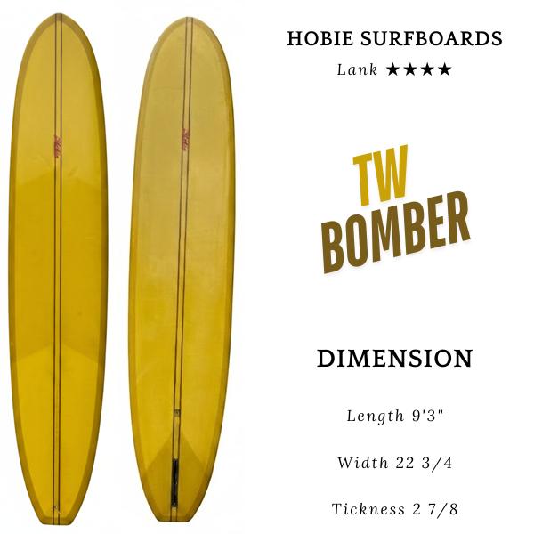 9'3"*22 3/4*2 7/8TotalRank☆☆☆☆タイラーウォーレンデザイン＆シェープ！細身のノーズに見合わぬノーズ性能が魅力です。その秘密はテールロッカーに隠されている、テールのハードロッカーはターン性能はもちろんノーズ性能まで...