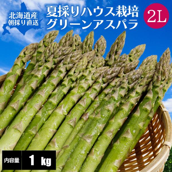 【発売日：2019年07月15日】アスパラガスの中でもハウスの中で大切に育てられたものを厳選。採れたて旬のものは、大変甘〜く、柔らかく、みずみずしく抜群の美味しさを誇っております♪ギフトにつかえる品質の夏採りグリーンアスパラガスです。北海道...