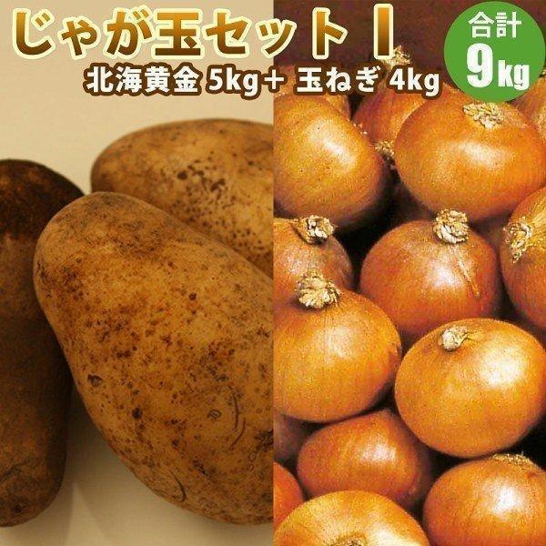 【発売日：2019年10月01日】＜北海道産じゃがいも・玉ねぎ　じゃが玉セットI＞■内容・規格：北海黄金（5kg）…●規格：正規品　LM/L/2L混合玉ねぎ（4kg）…●規格：正規品　Ｌサイズ■産地：じゃがいも／美瑛・富良野玉ねぎ／北見をは...