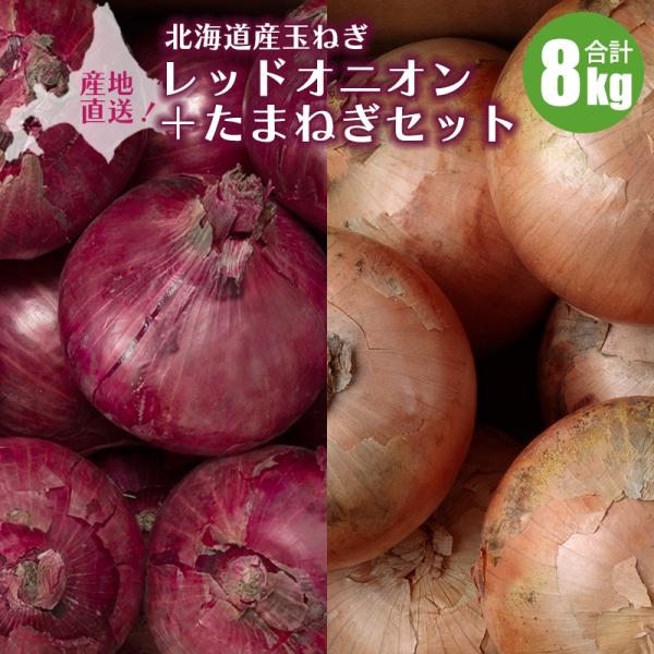 【発売日：2019年10月01日】＜北海道産レッドオニオン＆玉ねぎセット＞【レッドオニオン】普通の玉葱に比べると比較的辛みが少なく、みずみずしく柔らかいのでサラダ等の生食でよく使用されています。レッドオニオンの成分は「アントシアニン」という...