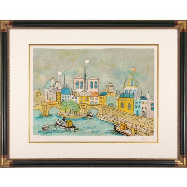 H.C.版、自筆サイン画寸：33.5×46.5cm