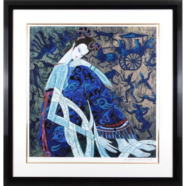 1997年制作、限定275部、自筆サイン画寸：61cm×59.3cm