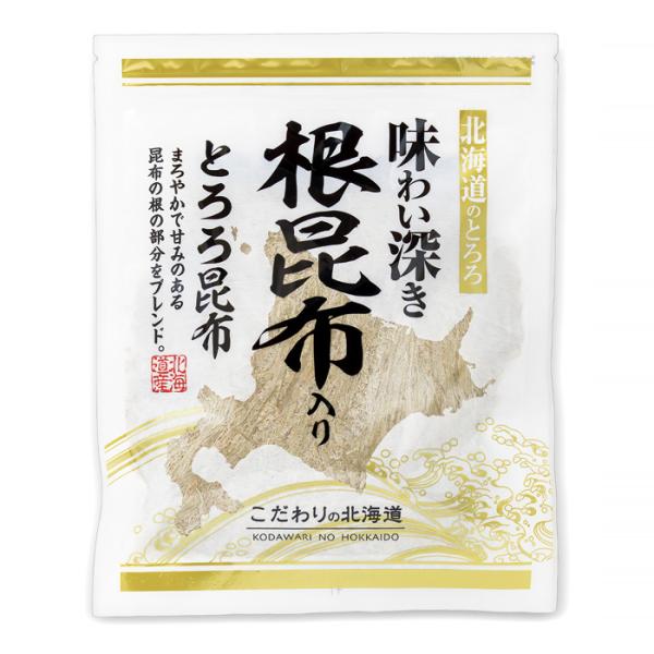 こだわりの北海道産の昆布を使い、ふんわりと削り上げたとろろ昆布です。まろやかで甘みのある昆布の根もと「根昆布」がブレンドされた深い味わいが楽しめます。【※必ずお読み下さい】メーカーの都合等により、パッケージ・デザイン等が予告無しに変更される...