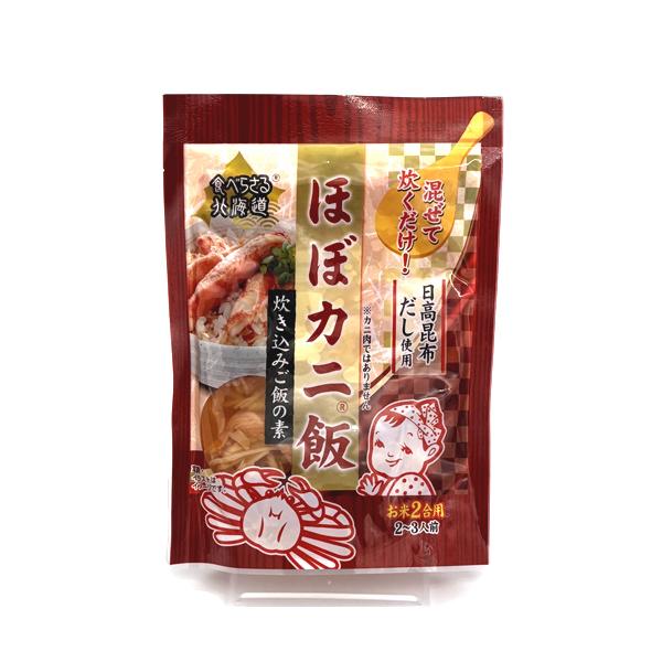 本物のカニのようにほぐれやすくジューシーな本格派のカニ風味かまぼこが入った炊き込みご飯の素！！！（ほぼカニはカネテツデリカフーズ株式会社の登録商標です。）■原材料名：カニ風味かまぼこ（国内製造）、たんぱく加水分解物、昆布だし（昆布エキス、根...