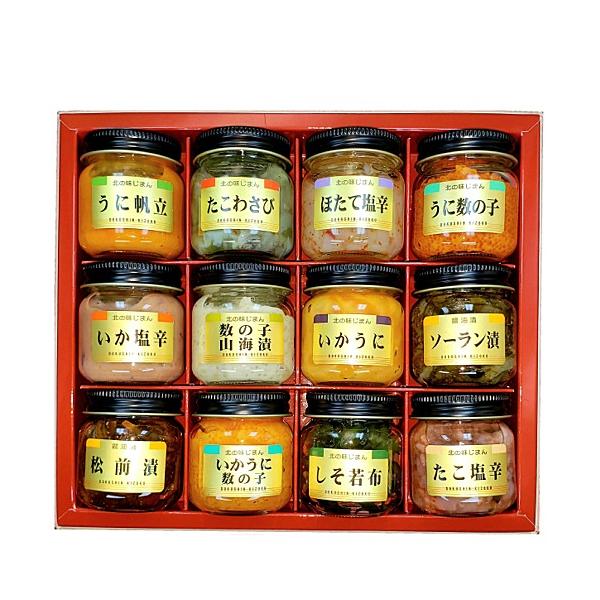 北国の海の幸を贅沢に使った生珍味！！詰め合わせセット箱入りとなっておりますのでお中元、お歳暮にもぜひ。内容量：各40ｇ×12本入り賞味期限：製造より30日加工者：（株）不二屋本店札幌店