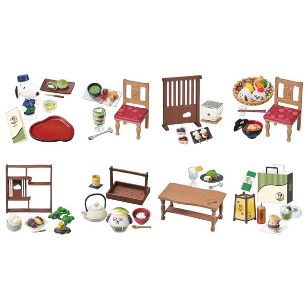 「商品情報」商品紹介スヌーピーのおしゃれな和喫茶が新登場！お団子、かき氷、おばんざいなど、和の食べ物がたくさんラインナップ！琥珀糖ソーダや瓶づめみたらし団子など、話題の映えスイーツも！全部集めると和モダンでオシャレな店内を再現できるよ。安全...