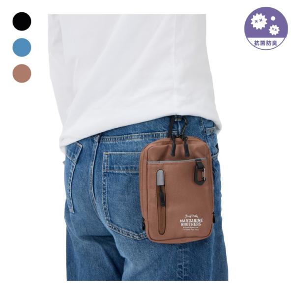 2026 春夏新商品Attacement Pouch　アタッチメントポーチ必要な小物をコンパクトに収納！すぐに取り出せるアタッチメントポーチ。使いやすい着脱機能で様々な箇所に取り付けられる便利アイテム。◆ベルトループ付きでショルダーベルト等...